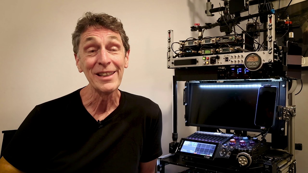 Tim White is happy to have a mic that is small enough but still ...