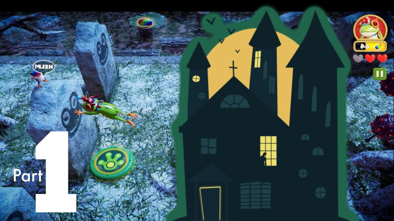 Frogger In Toy Land Gameplay Part 1 - Haunted House - YouTube