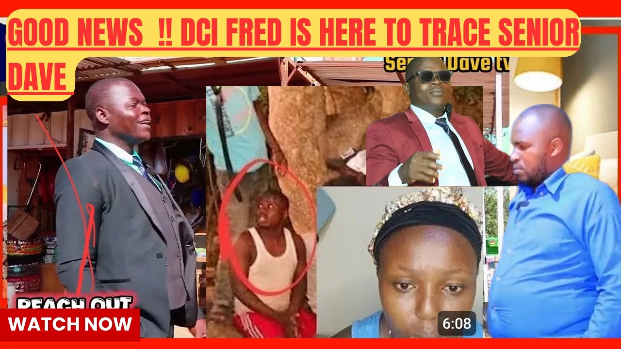 Good news !! 👏 DCI Fred is here to trace where they took Senior Dave ...