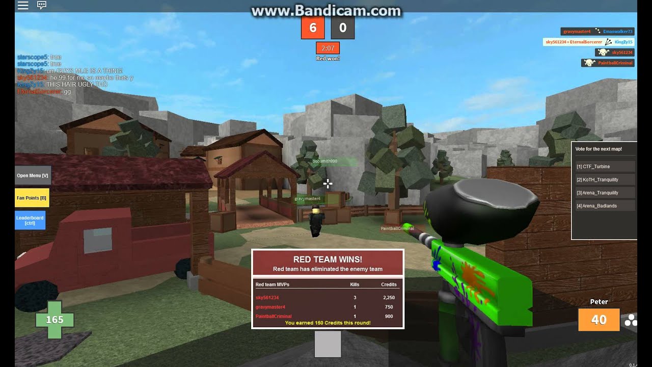 Roblox Gaming Mad Paintball! - YouTube
