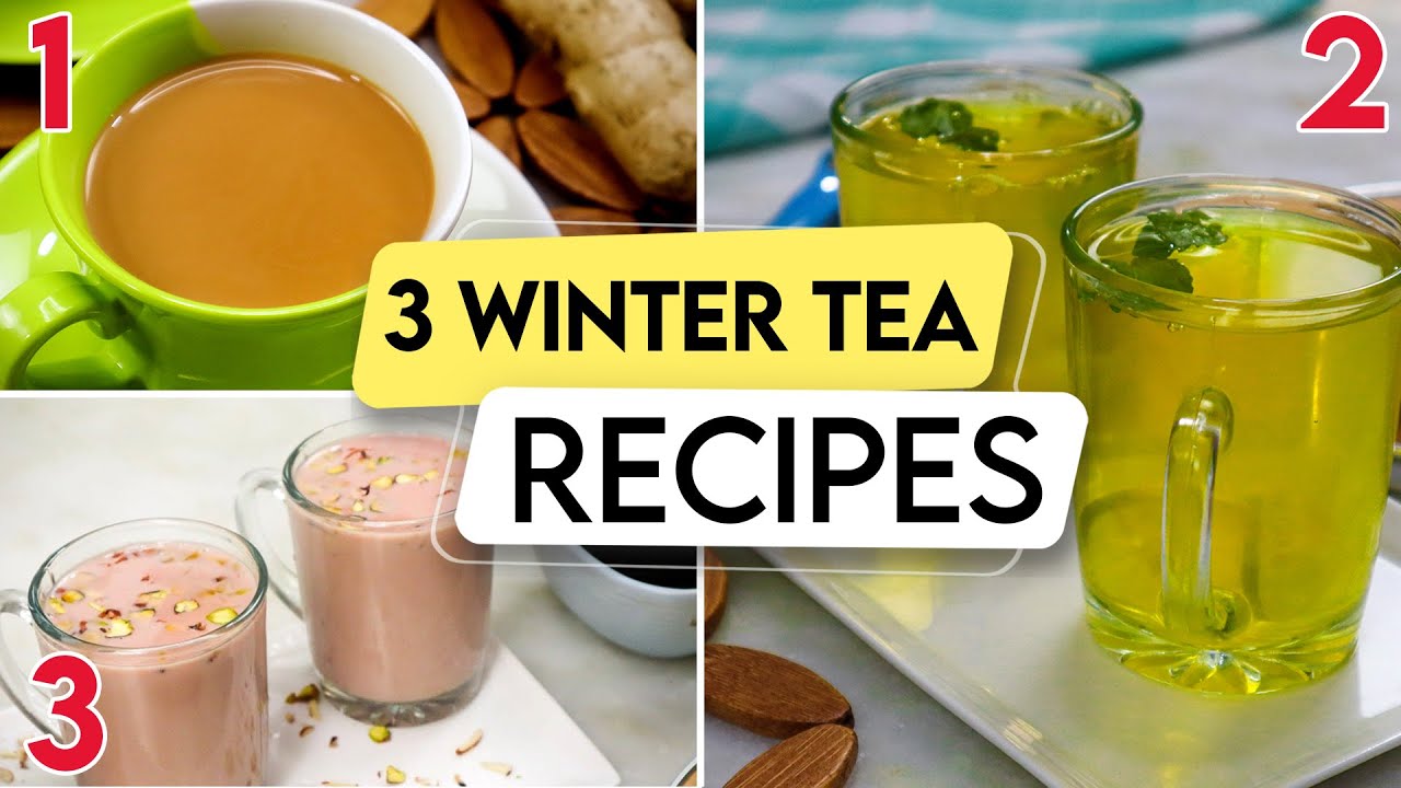 3 Winter Tea Recipes Recipe by 🔥Food City🔥 - YouTube
