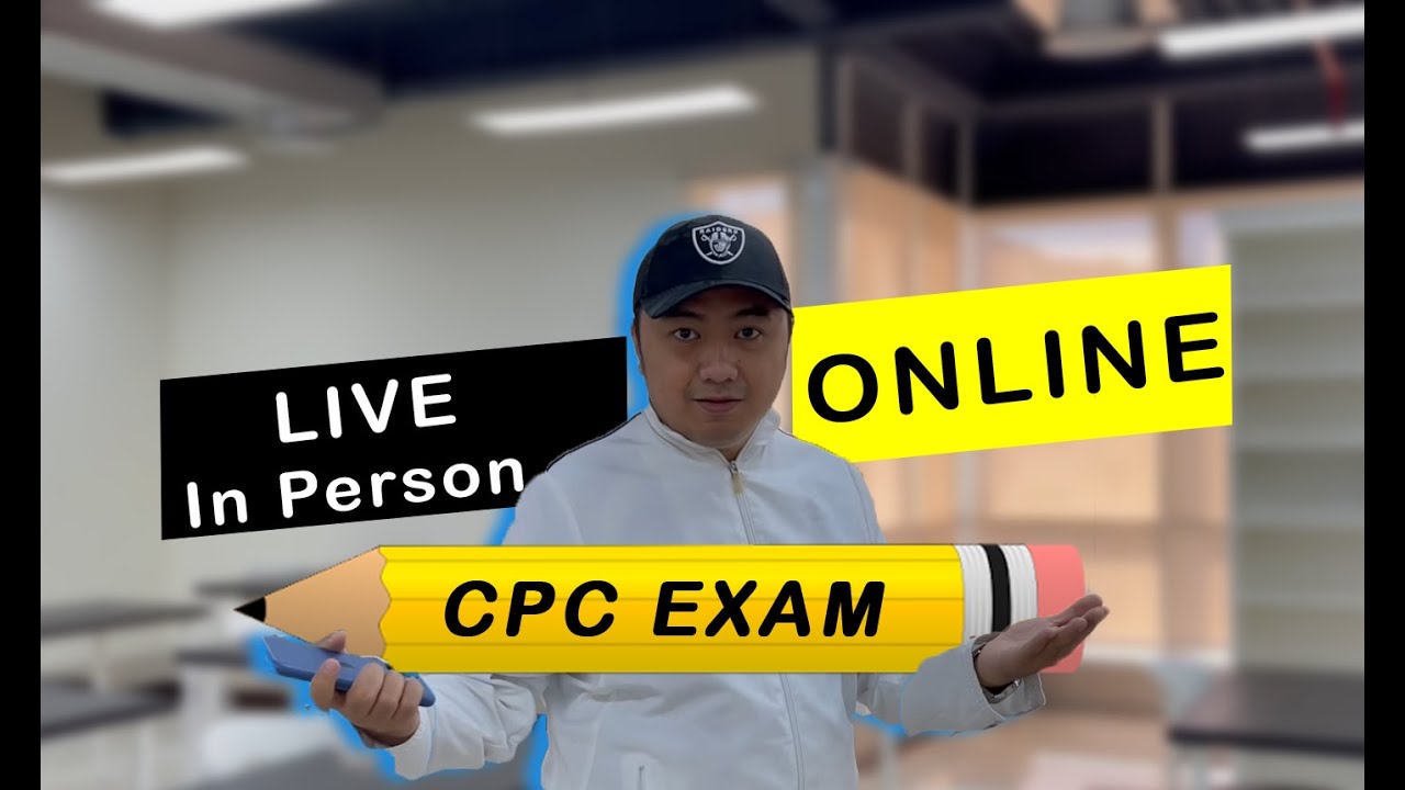 CPC EXAM | ONLINE VS LIVE IN PERSON (Things to Prepare) - YouTube