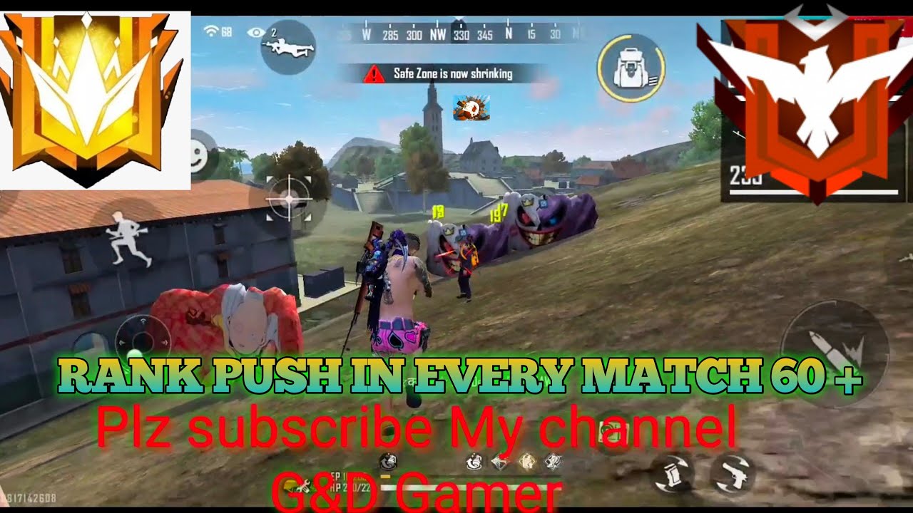 Heroick to Genmaster fast rank push || free fire in 5 kills || How to ...