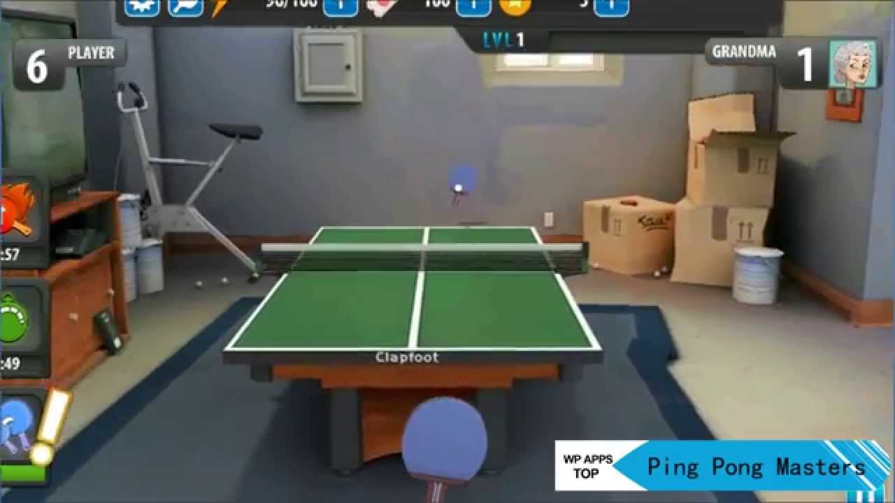 Ping Pong Masters - WindowsPhone Gameplay - YouTube