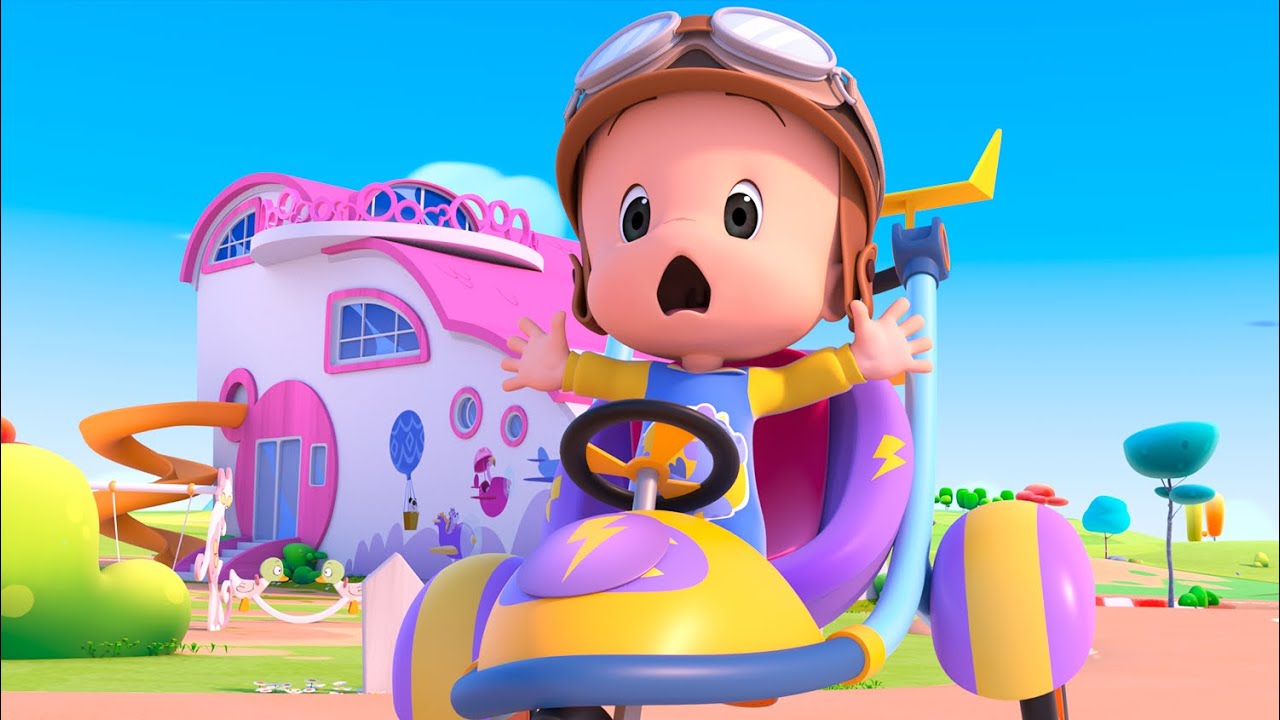 A corrida de carro - episódios e rimas infantis de Cleo e Cuquin - YouTube