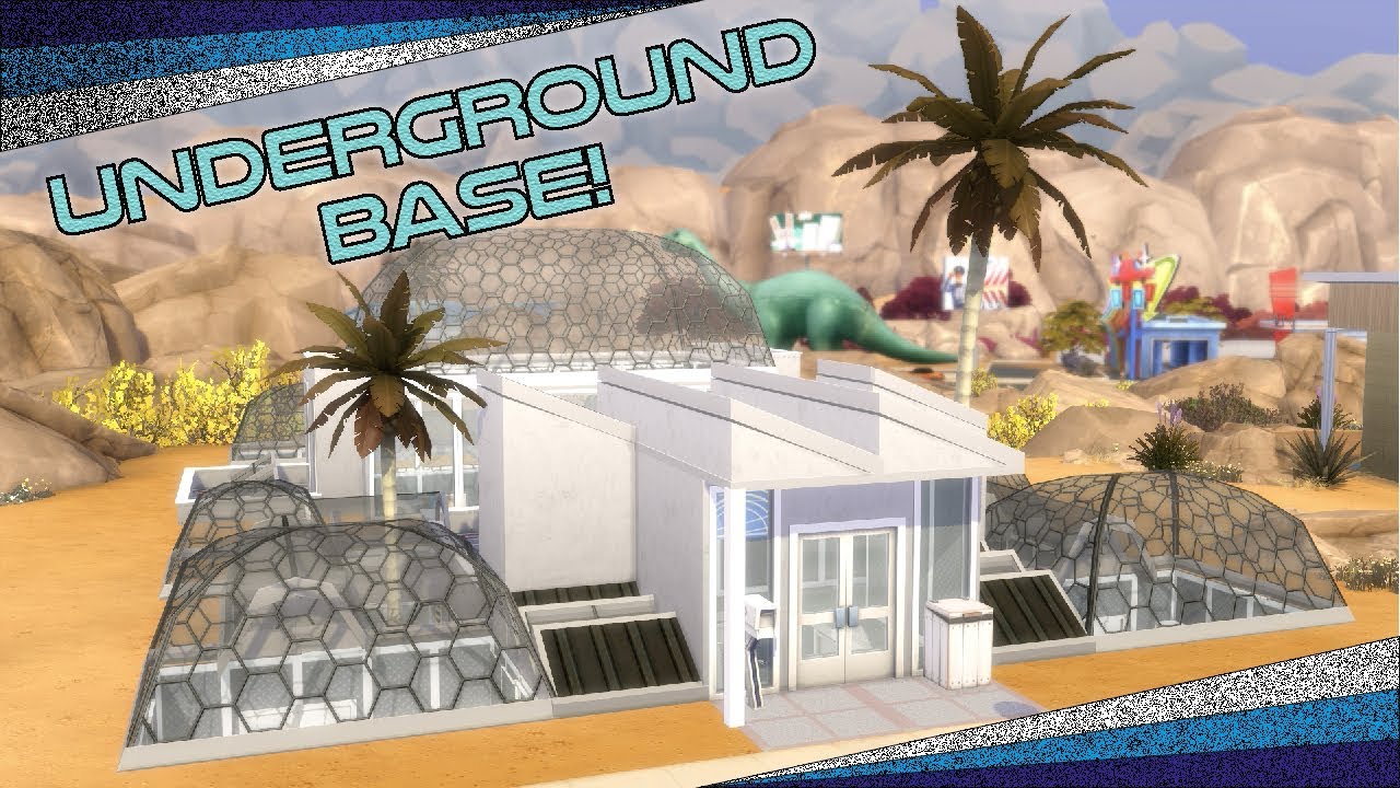 Underground Base - SIMS 4 SPEED BUILD! - YouTube