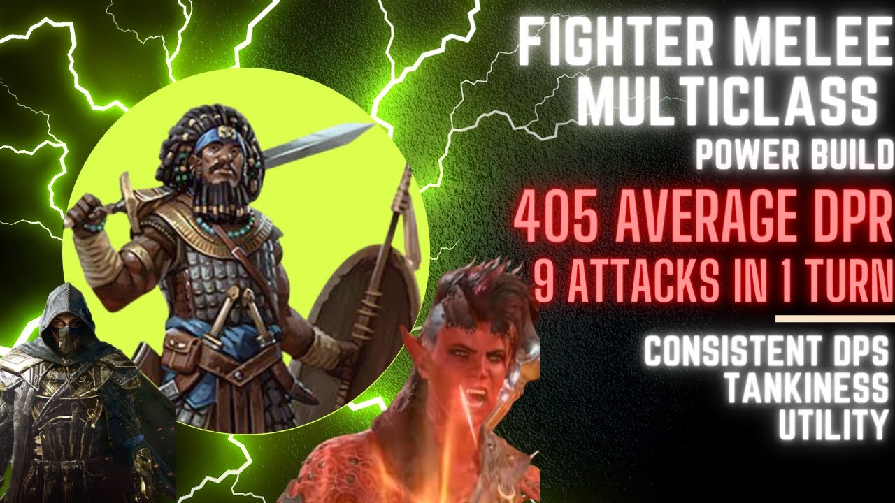BEST Fighter Melee Multiclass POWER Build Baldur's Gate 3 - YouTube