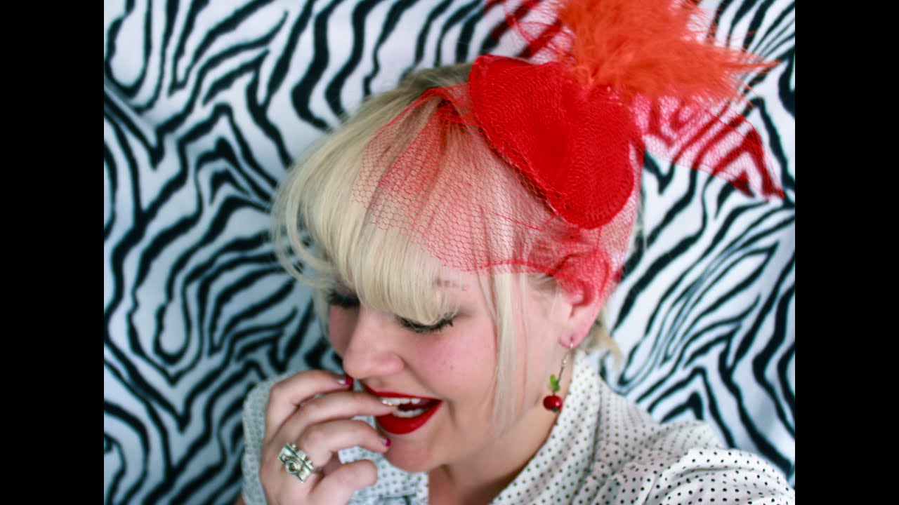 DIY Vintage Fascinator Hats - YouTube