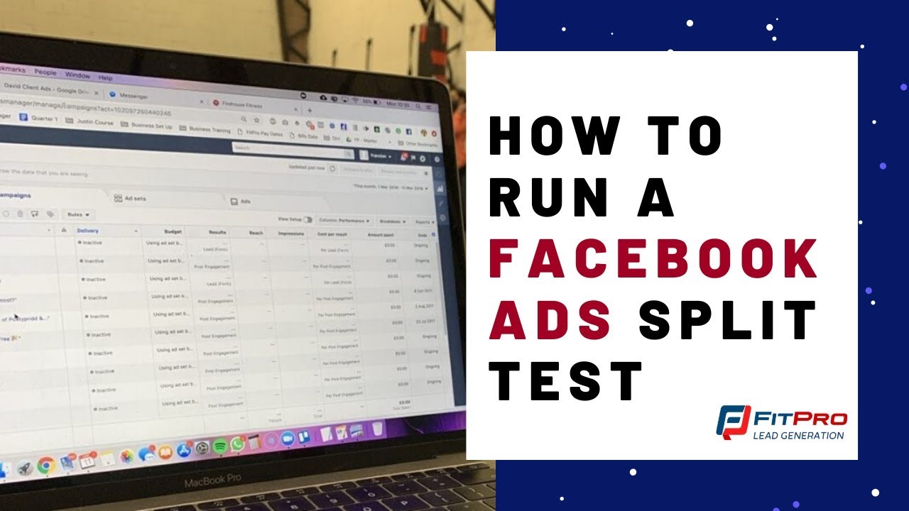 How To Run A Facebook Ads Split Test | Setting Up Your First Split Test ...