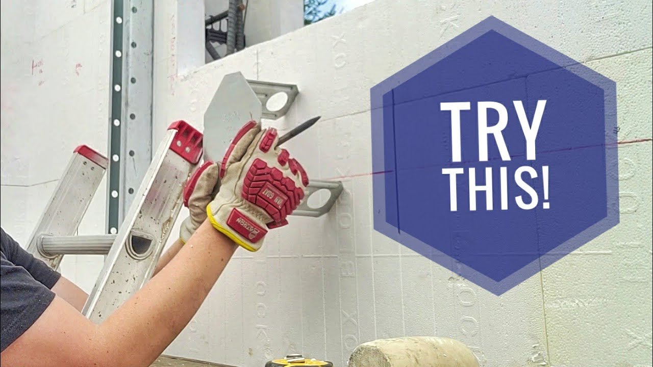 A BETTER way: ICF-VL- Simpson Strong-Tie Ledger Connector System - YouTube