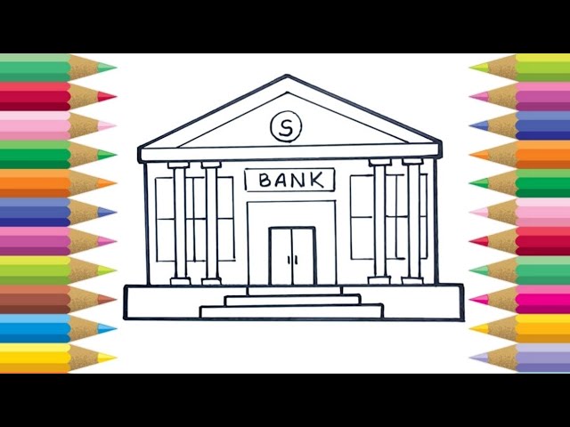 Bank Building Drawing
