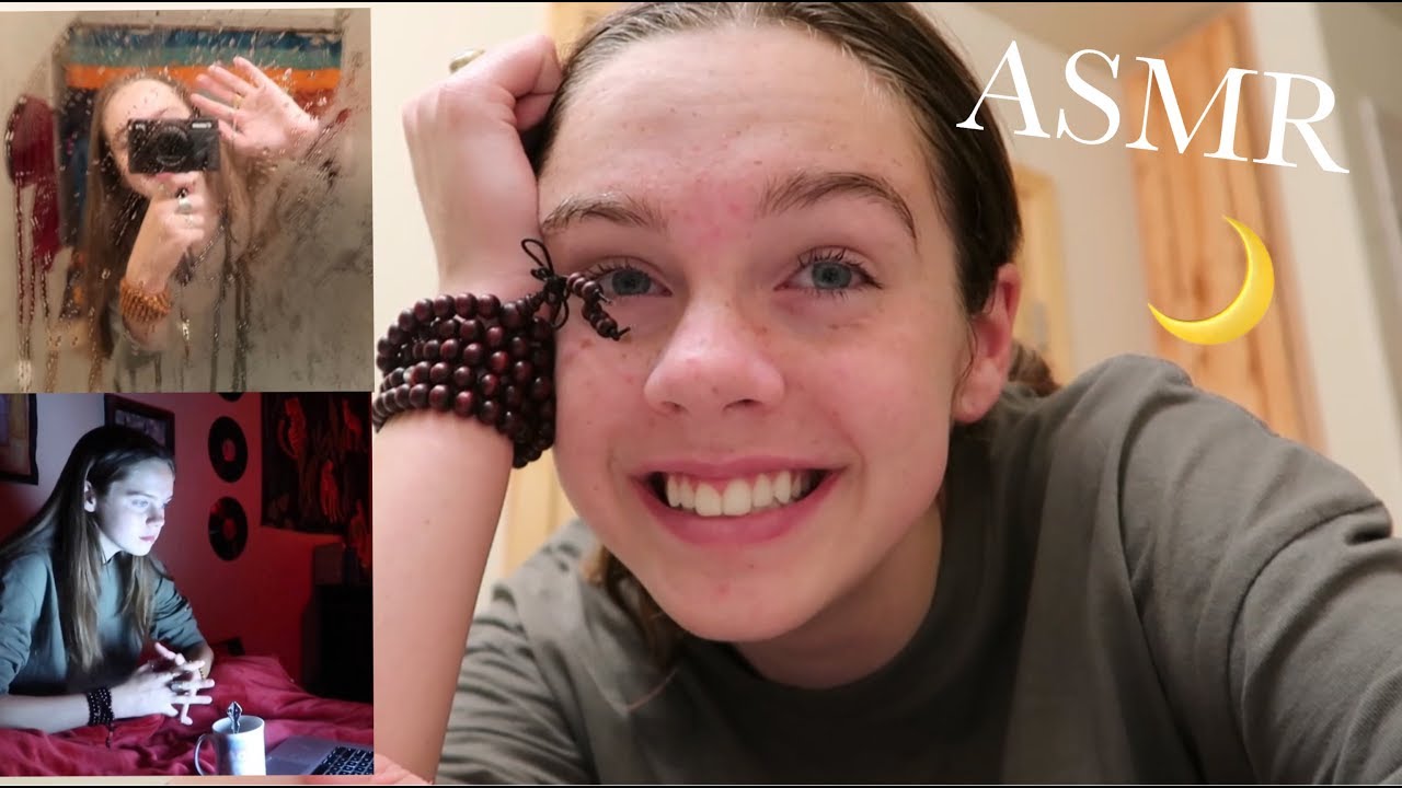 ASMR my Nighttime Routine (Shower, Homework, etc) - YouTube
