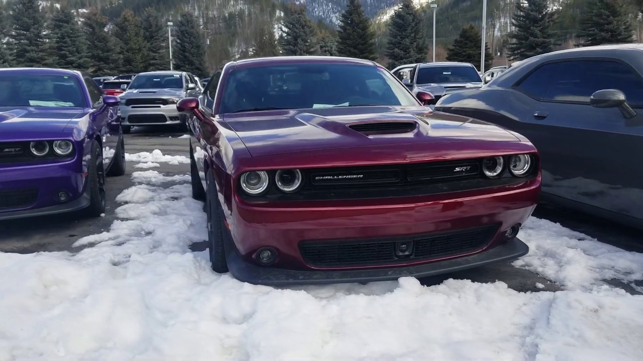 Octane Red 392 srt challenger walk around - YouTube