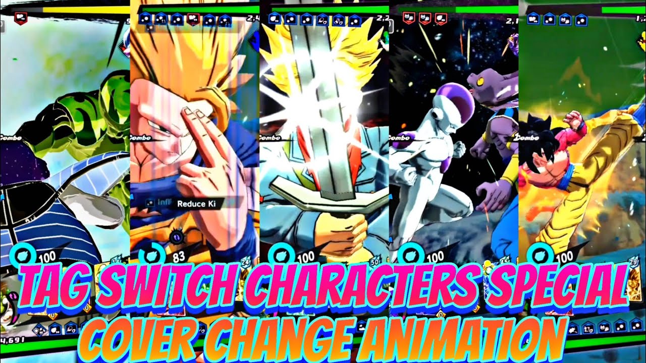 Tag Switch Characters Special Cover Change Animation!!! 🔥 IN DRAGON ...
