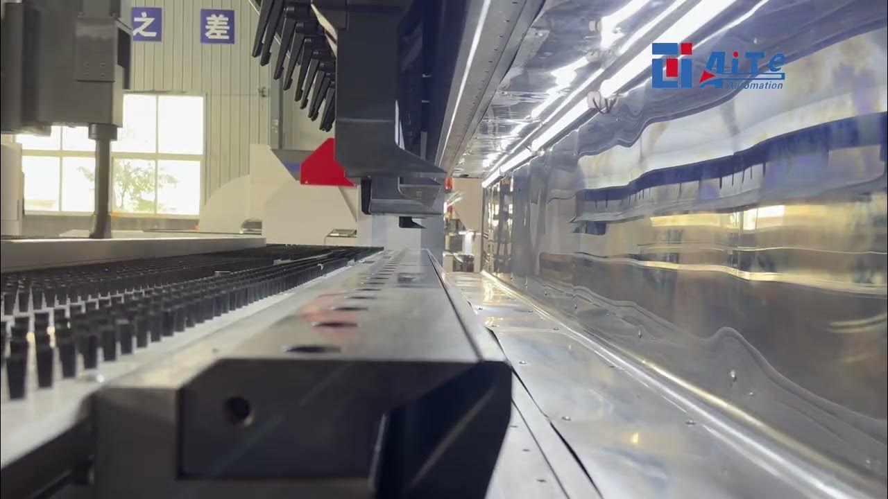 Aiotek AT-HS2500 panel plate bender Long workpiece - YouTube