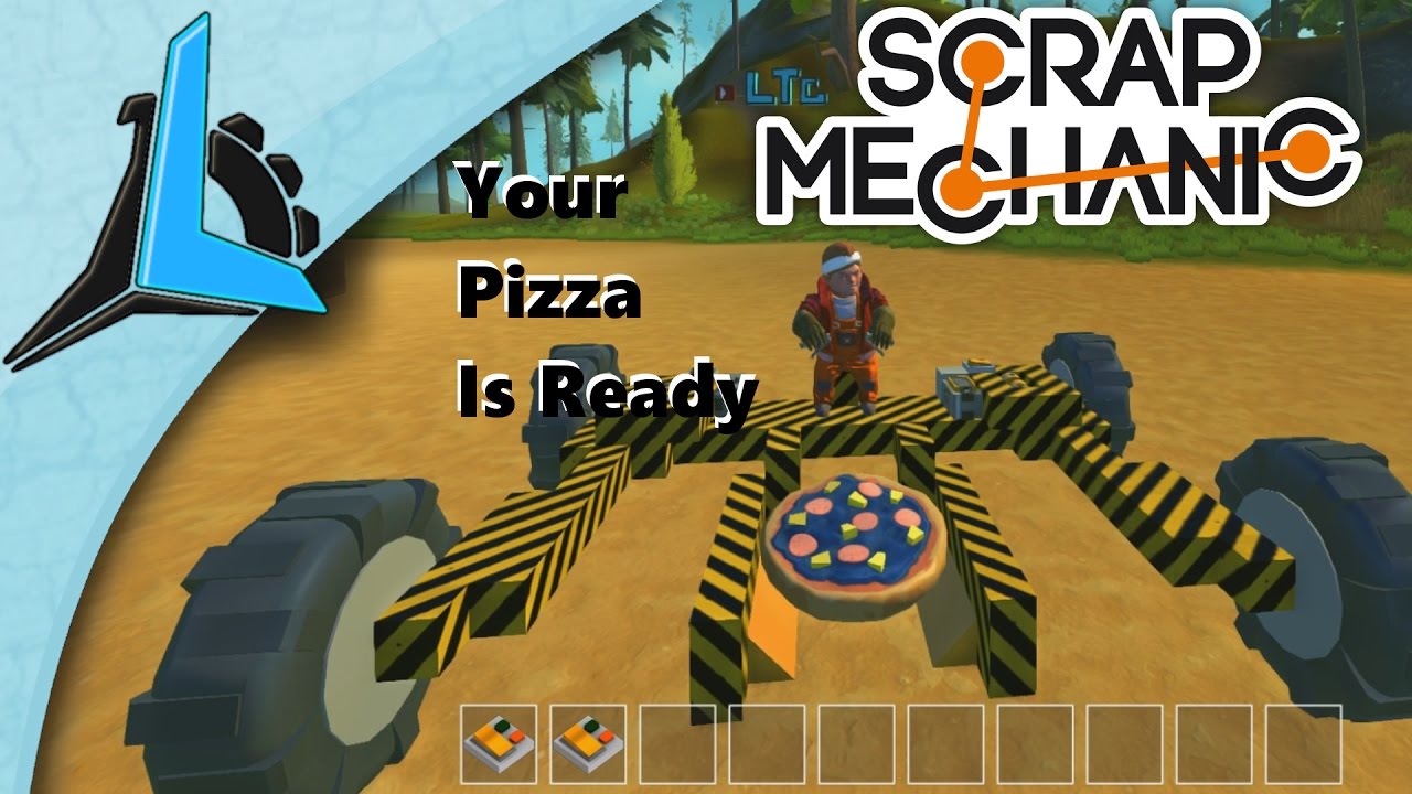 Scrap Mechanic- Pizza Olympics- Pizza Picker Uppers - YouTube