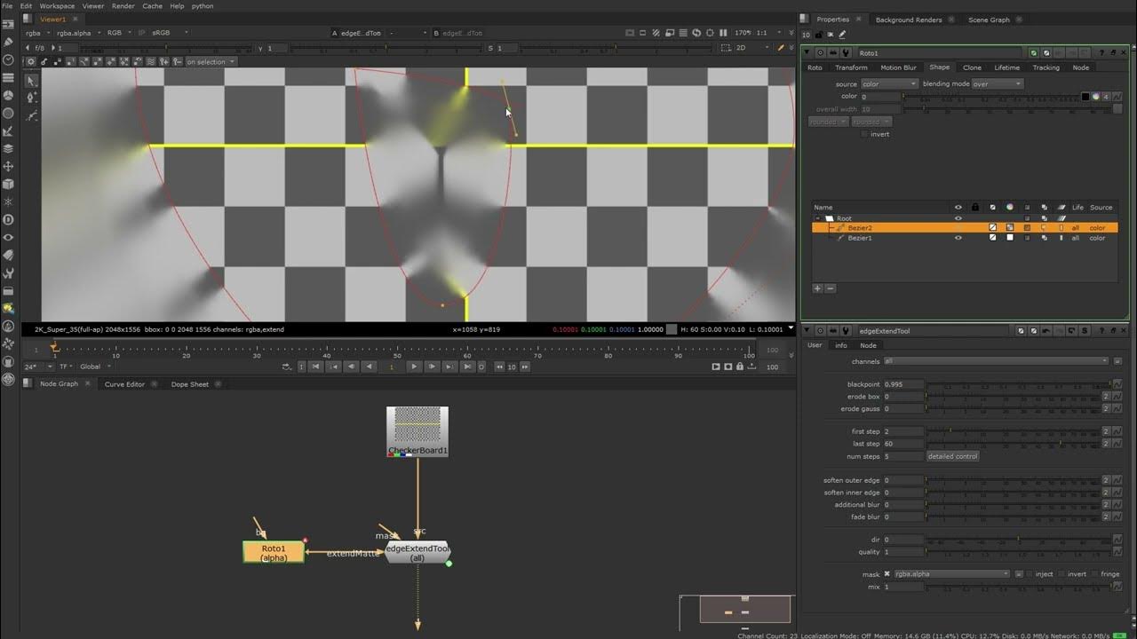 Nuke - Edge Extend Tool - YouTube
