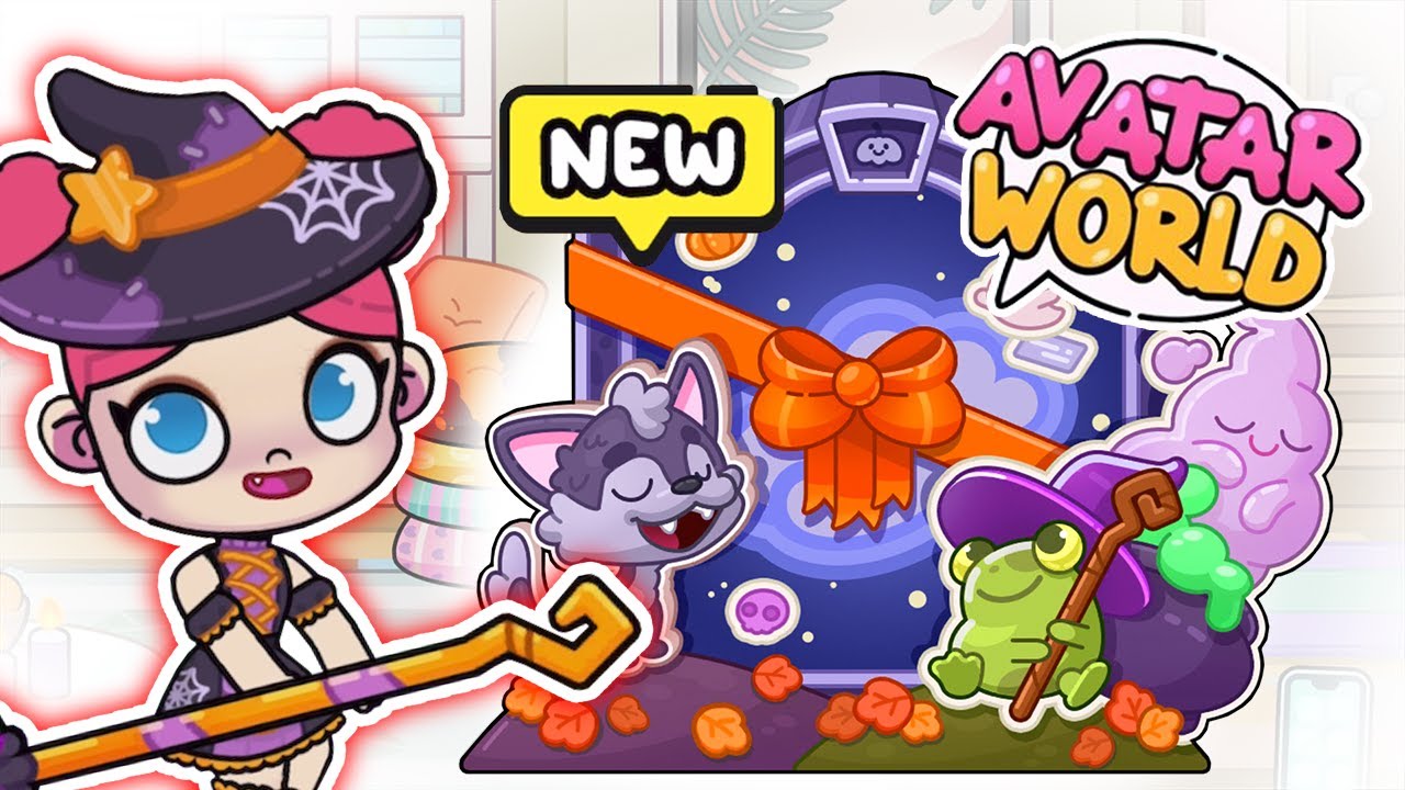 100 NEW HALLOWEEN ITEMS in Avatar World 👻 Update - YouTube