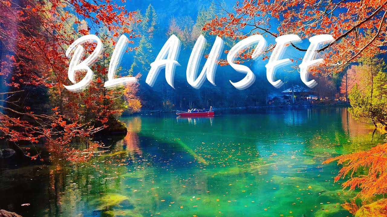 Lake Blausee in Autumn | Fairytale places really do exist | Switzerland ...