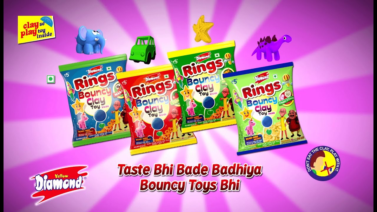 Yellow Diamond Rings | Clay Toys - YouTube