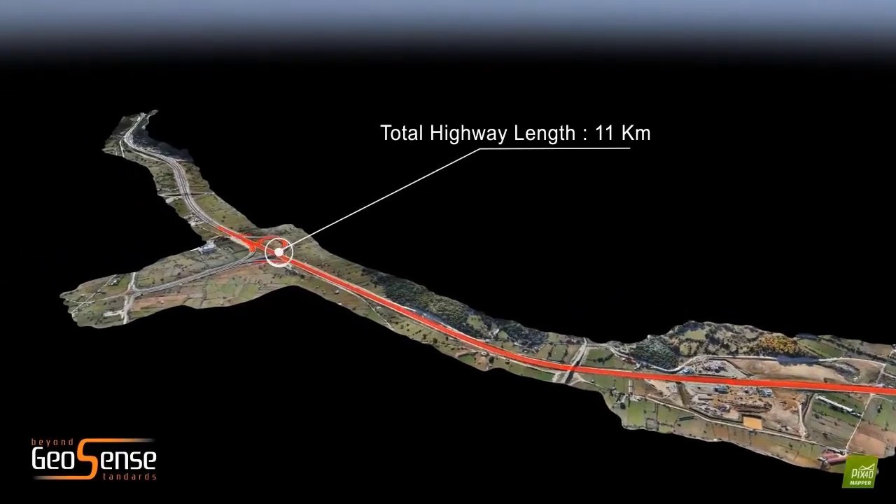 Corridor Mapping using eBee Plus and Pix4Dmapper Pro - YouTube
