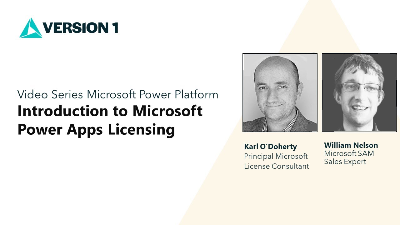 Introduction to Microsoft Power Apps Licensing - YouTube