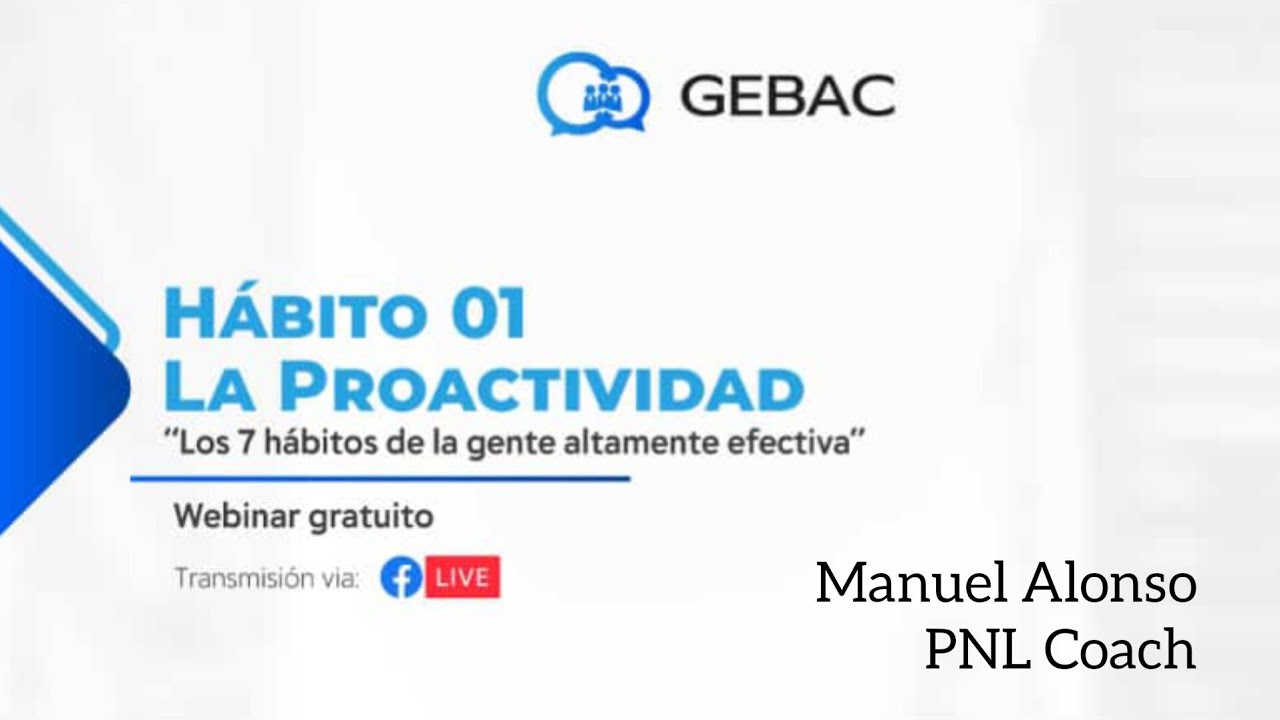 Primer Hábito: Ser Proactivo - YouTube