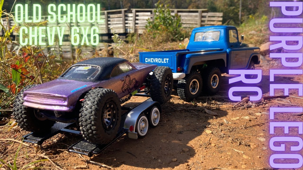 Chevy Apache 6x6 || FMS Crawler || #purplelegorc - YouTube