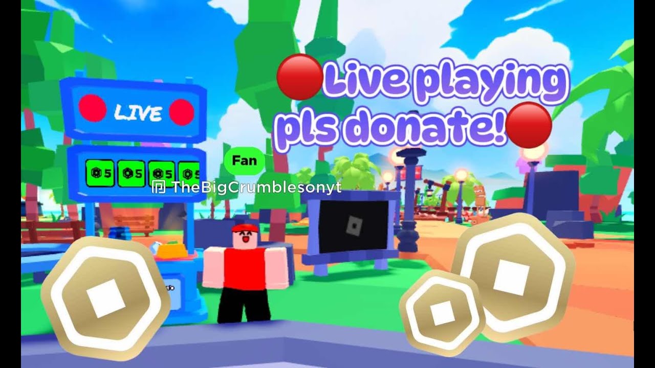 🔴 LIVE 🔴 DONATING EVERYONE IN PLS DONATE UNTILL I GET UNBANNED FROM ...