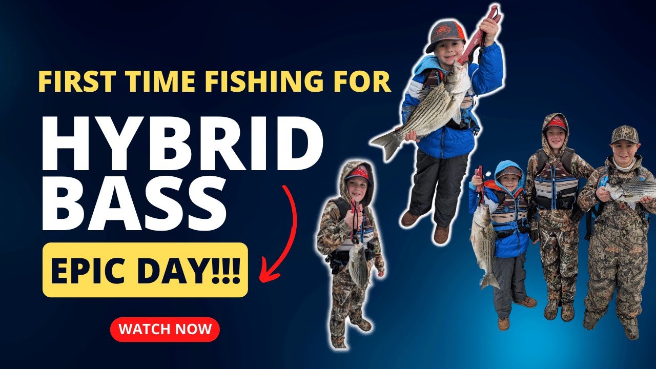 First HYBRID BASS fishing trip ever! - YouTube