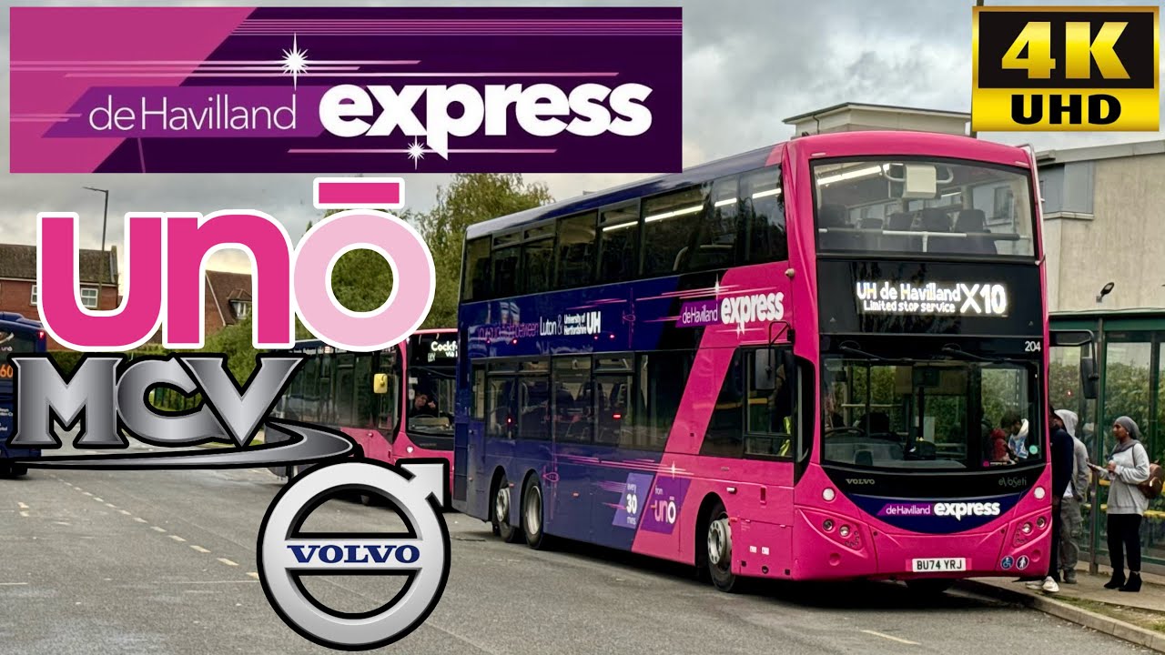 Un Bus De Havilland Express X10 Hatfield To Luton Station Via un-bus-de-havilland-express-x10-hatfield-to-luton-station-via