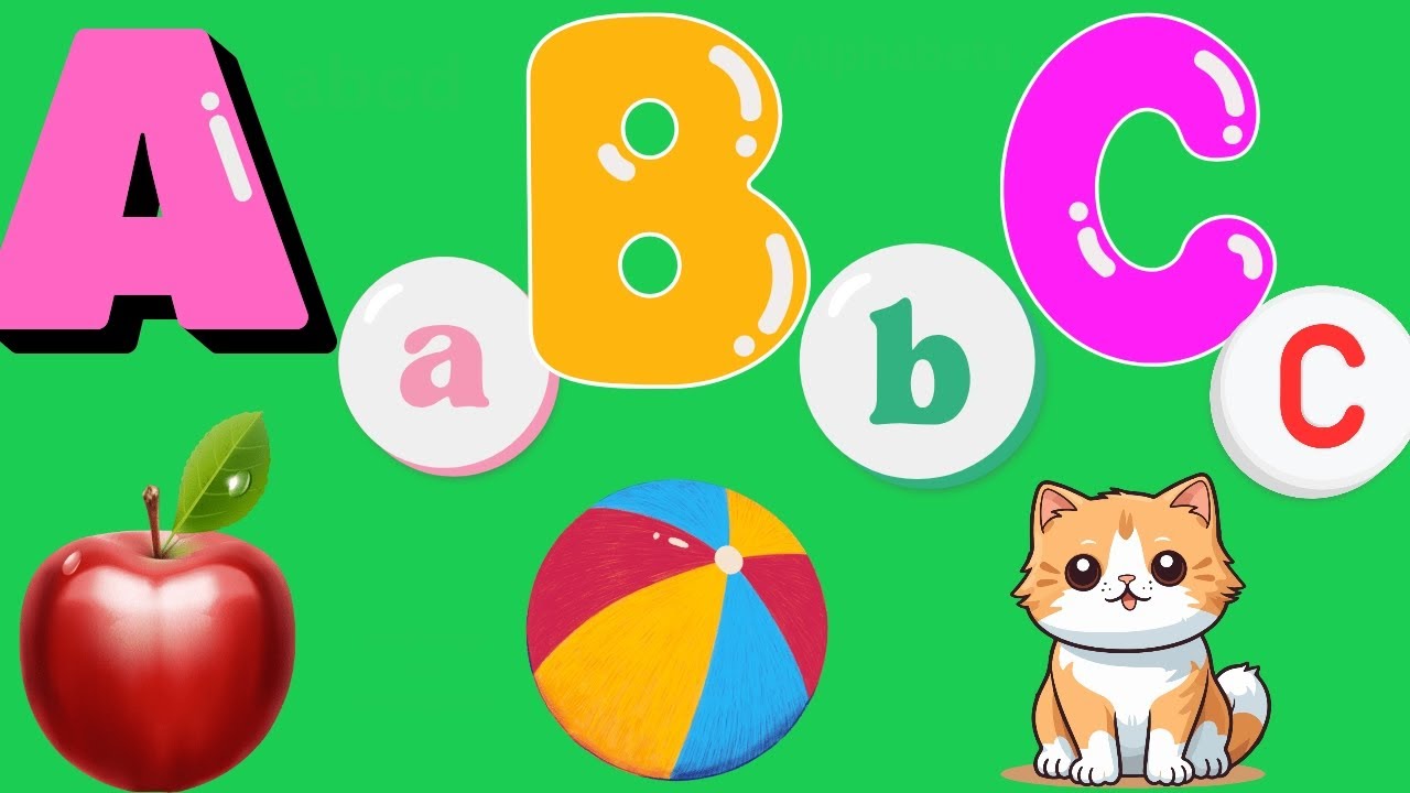 ABC Song | Learn Uppercase Lowercase letters of English Alphabet | all ...