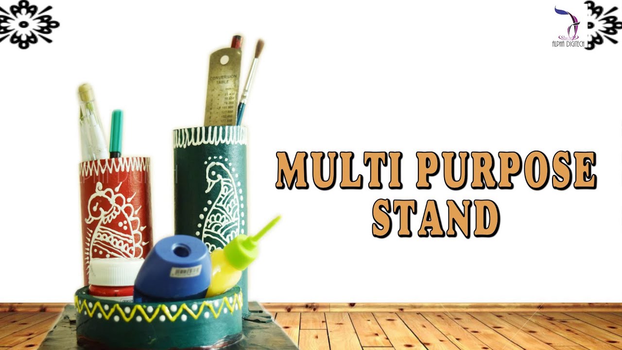 DIY : Multipurpose Stand | Home Decorating Ideas | Children Art ...