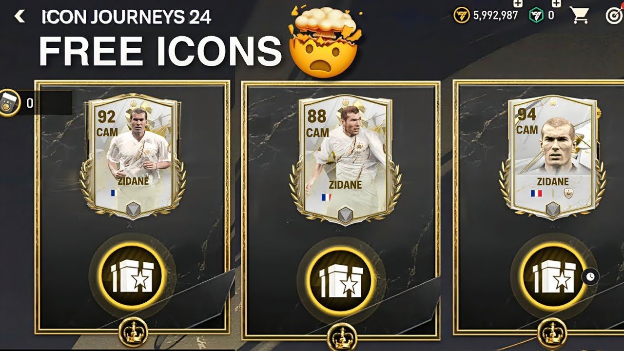 NEW ZIDANE EVENT 🤯 | ICON JOURNEY UPDATE - YouTube