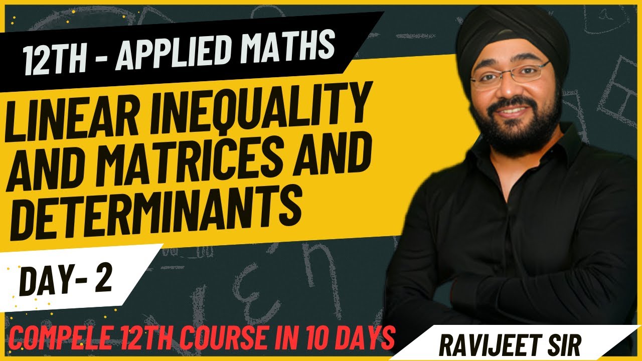 Day 2 | Applied Maths Full Revoision in 10 Days by Raveejit sir ...