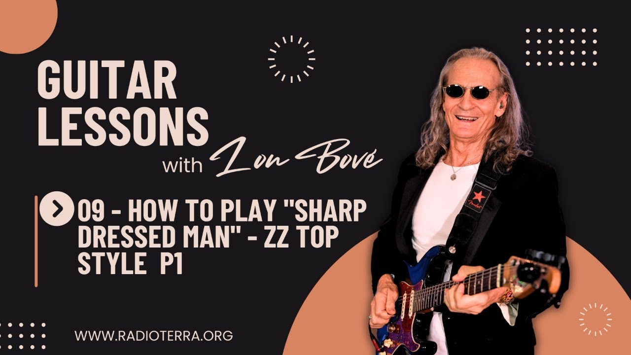 GUITAR LESSONS: HOW TO PLAY "SHARP DRESSED MAN" - ZZ TOP STYLE P1 ...