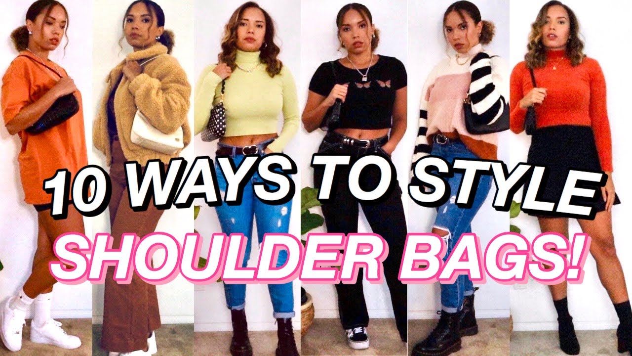 10 Ways to Style Shoulder Bags! - YouTube