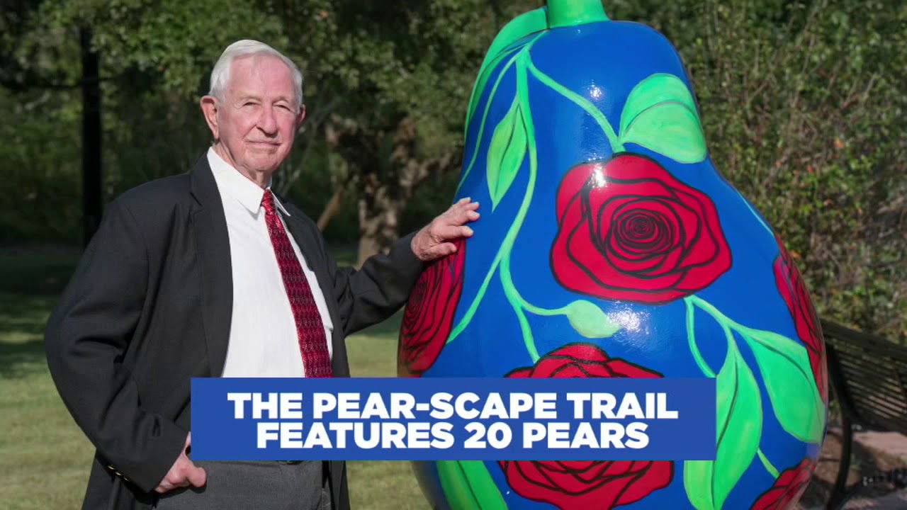 Pearland's Pears: Follow the trail of the town's famed symbol - YouTube