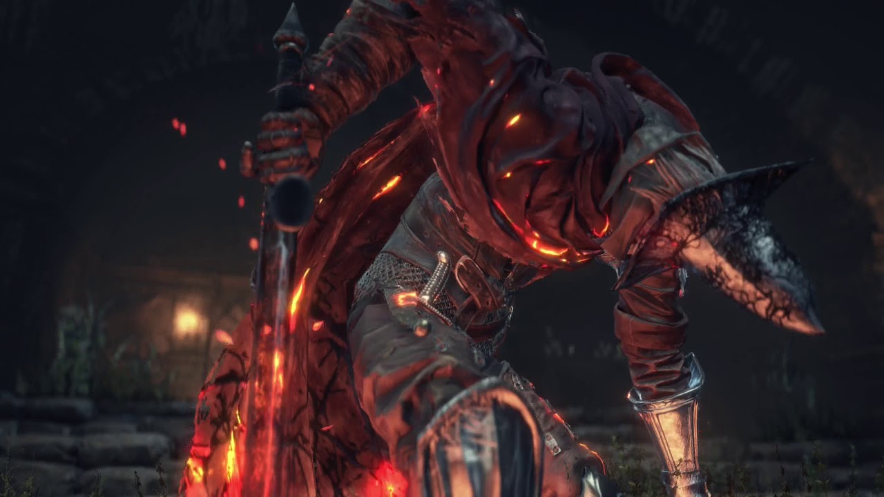 Dark souls 3 abyss watchers boss fight! - YouTube