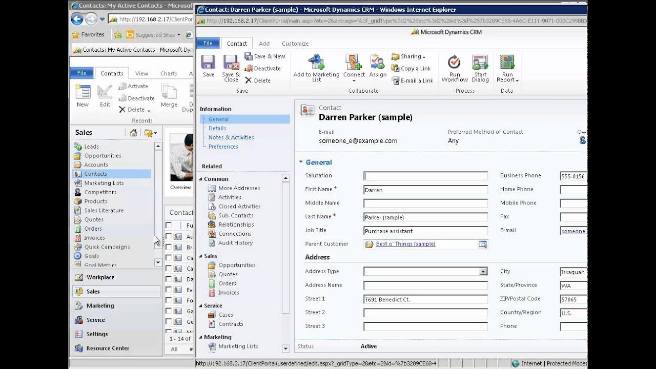 Dynamics CRM basics: Navigation - YouTube