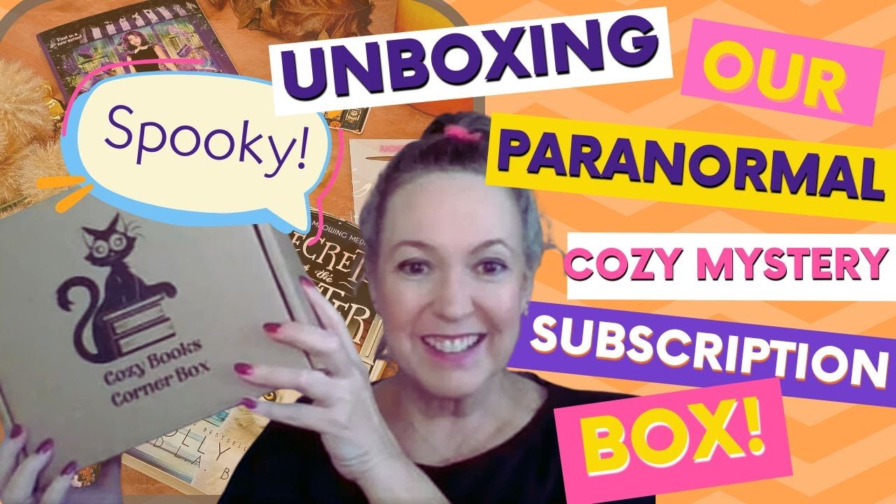 Unboxing A "Spooky" Paranormal Cozy Mystery Book Box Featuring Magical ...