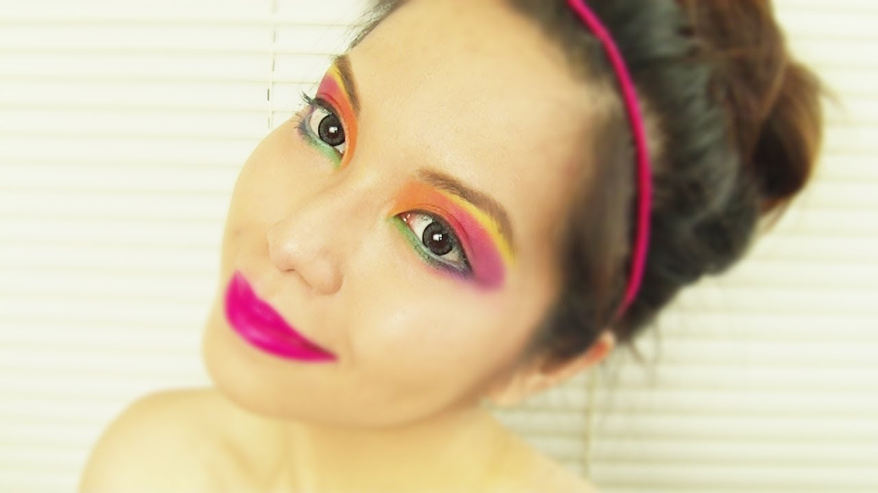 Color Blocking Makeup Look Inspired by Nic Chapman (Curacao Palette ...
