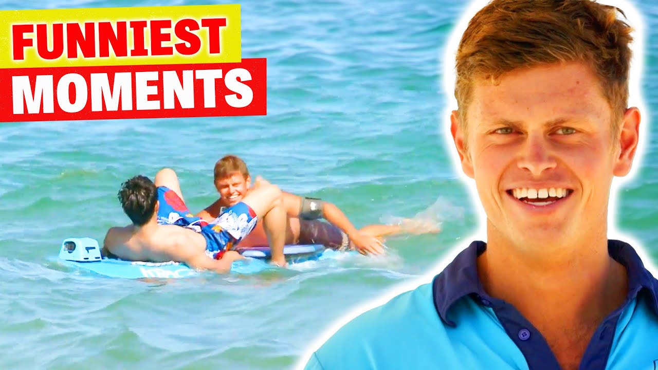The Funniest Lifeguard Rescues on Bondi Beach - YouTube
