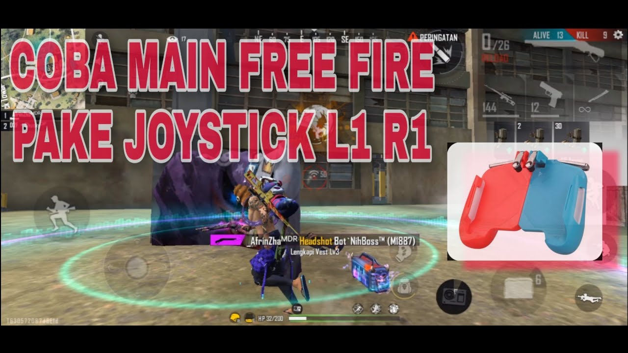 MAIN FREE FIRE PAKE JOYSTICK L1 R1 || JOYSTICK L1 R1 FREE FIRE ...