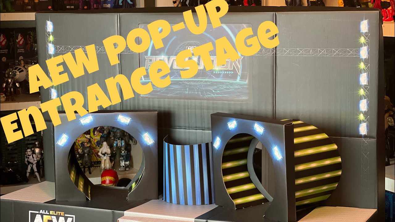 AEW Pop-Up Entrance Stage Unboxing and Review! - YouTube