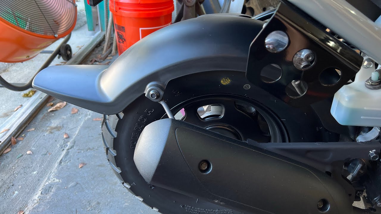 Removing Fender Flare from Honda Ruckus - YouTube