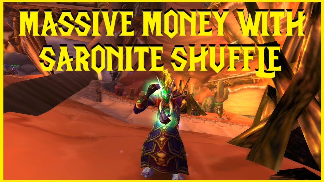 Classic WotLK: MASSIVE MONEY WITH SARONITE SHUFFLE - YouTube