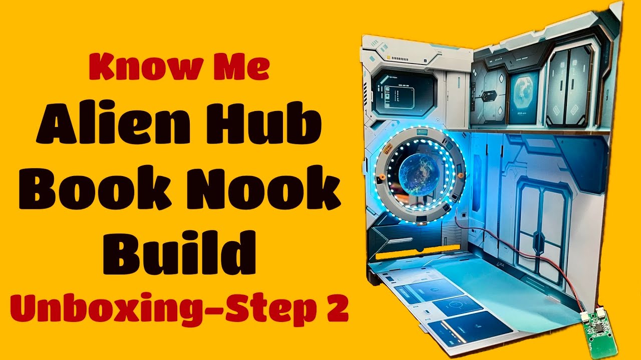 Know Me-Alien Hub Book Nook Build: Unboxing-Step 2 - YouTube