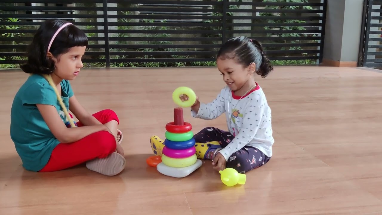 Little boy Perfection in stacking rings ⭕⭕ || baby playing with ...