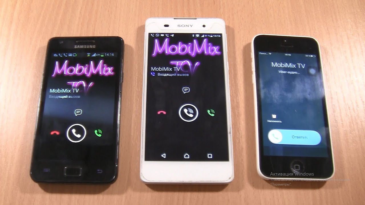 Viber Incoming Call:iphone,Samsung,Sony - YouTube